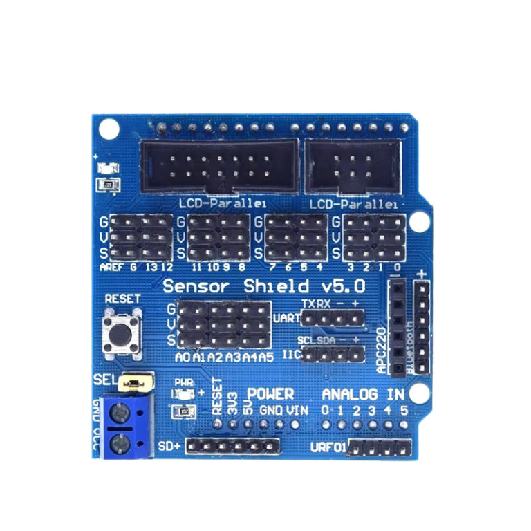 Arduino UNO Sensor Shield V5.0 Expansion Board - robosap.in